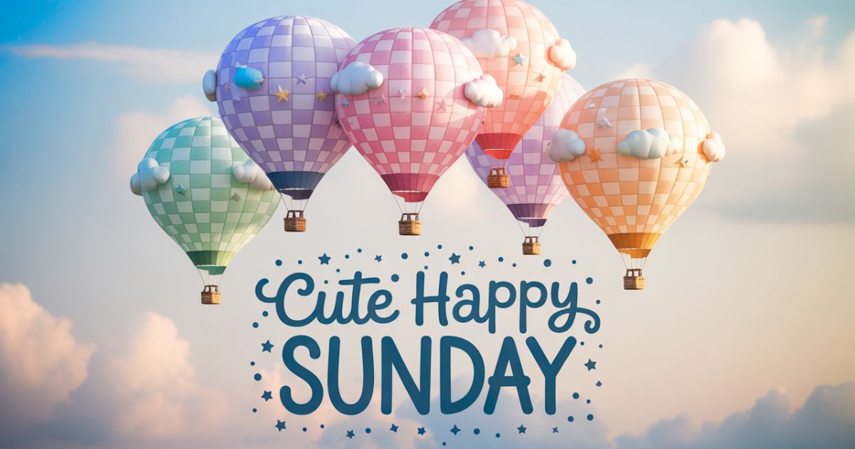 Cute Happy Sunday: Heartfelt Wishes, Blessings & Messages - Blessed Moments